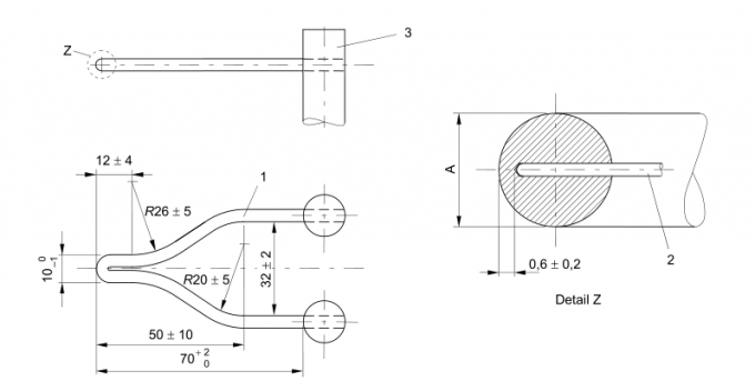 IEC60695-2-10-2021 Glow Wire Tip, Glowing/hot-wire based test methods ...