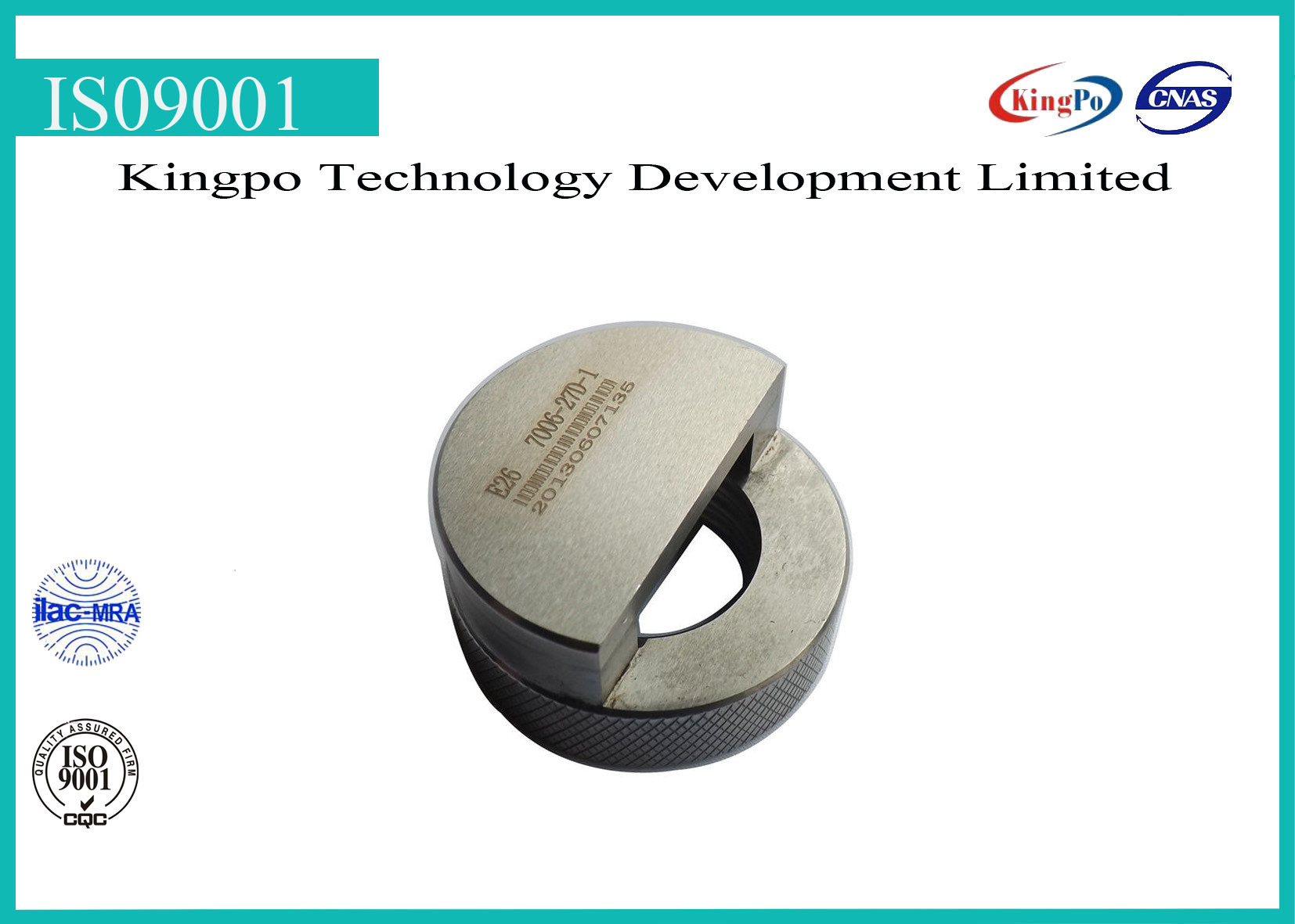 E26 Lamp cap gauge | go gauges for caps E26-7006-27D-3