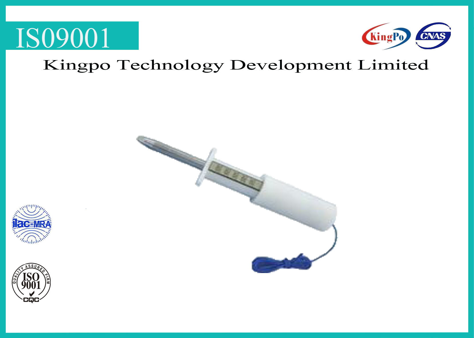 IEC Test Equipment Rigid Finger Probe With EC61032 Figure 7 Device 11