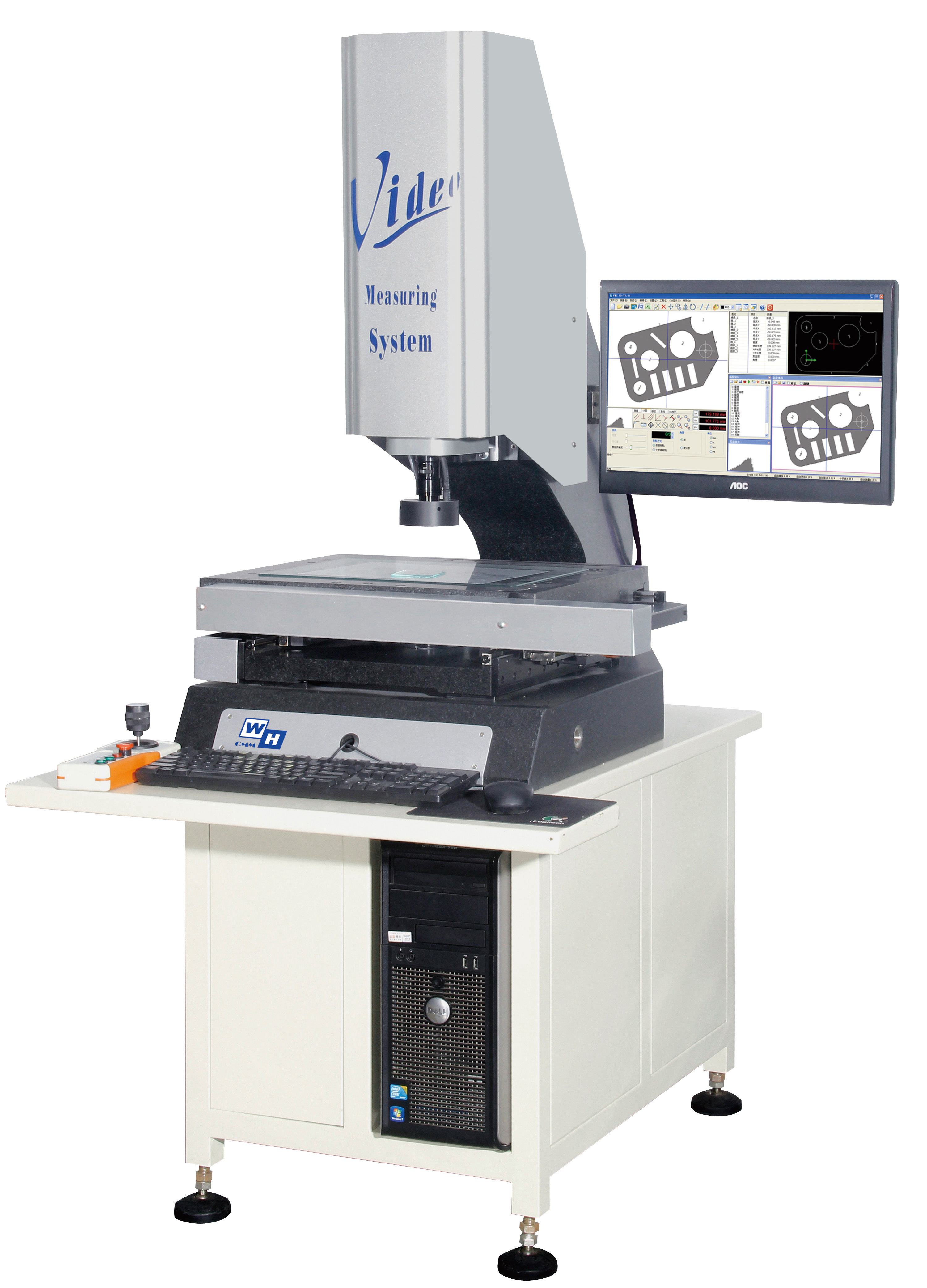 High Accuracy Automatic Image Measuring Machine , Three-Axis Optical ...